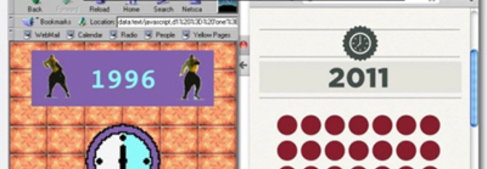 The Internet: 1996 vs. 2011 [Infographic] | BizTech Magazine